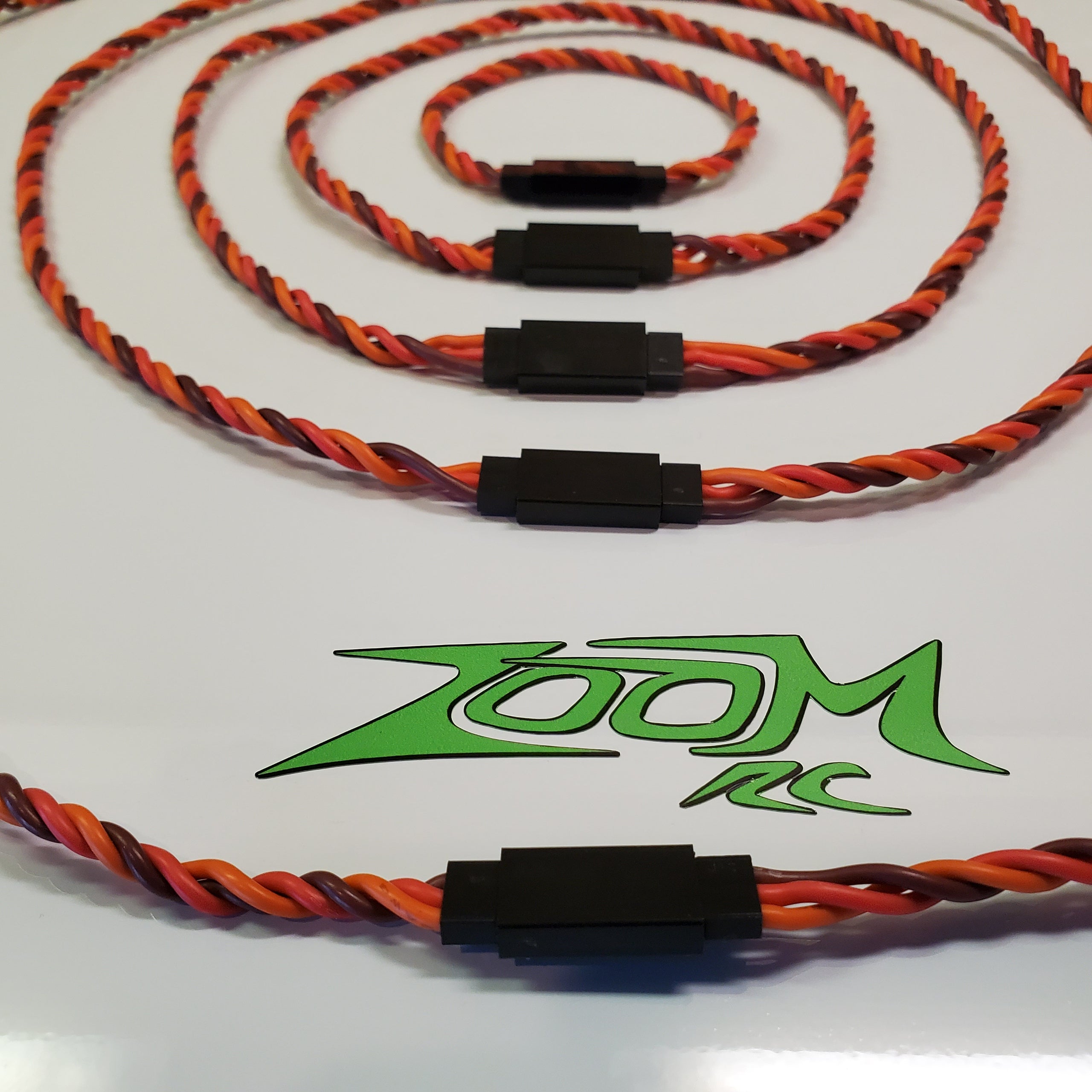 BEST SELLER! Zoom RC Servo Extension Cable 20 AWG JR Style 6" 12" 18 ...