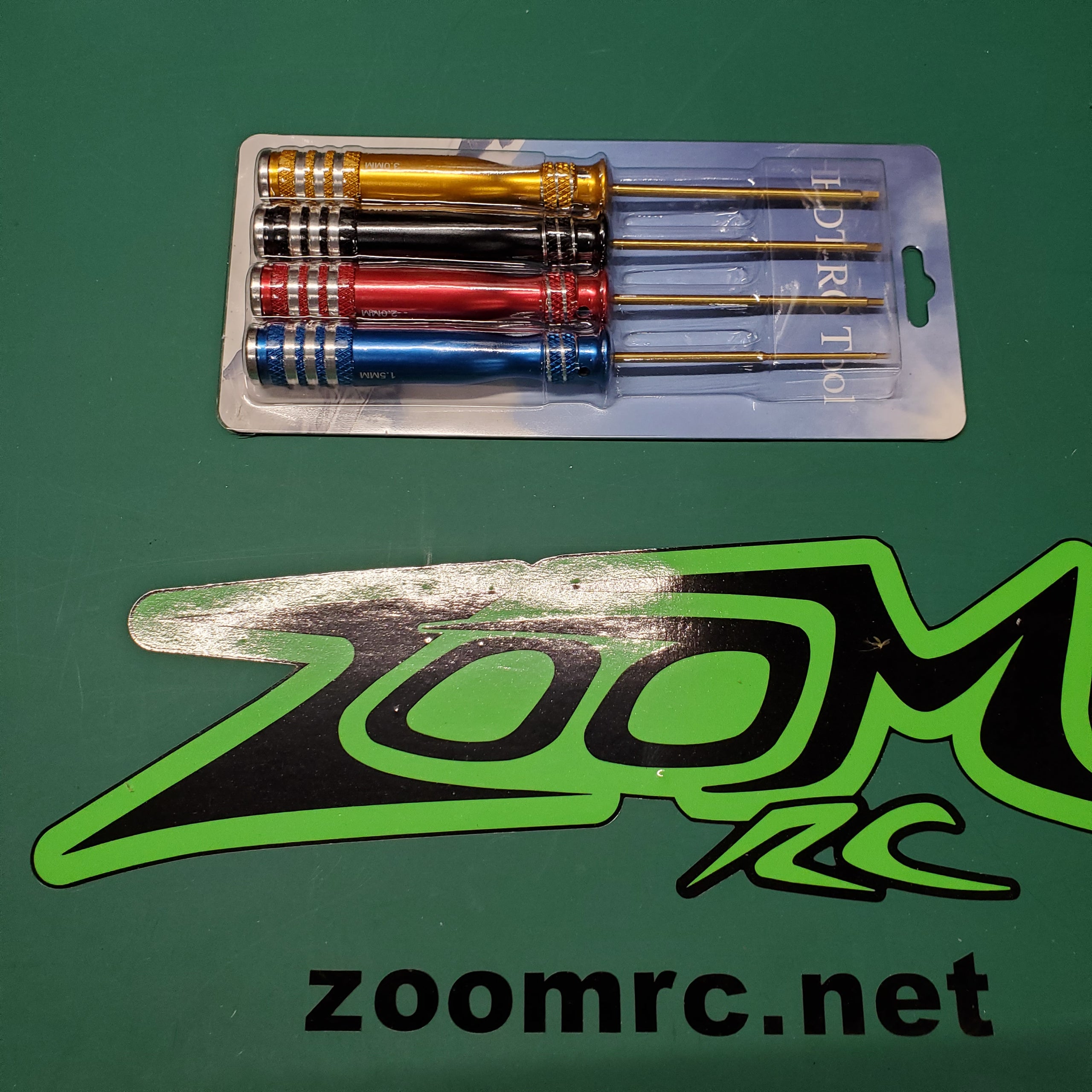 4 Piece Titanium Coated Hex Driver Set 1.5, 2.0,2.5, and 3.0mm | Zoom RC