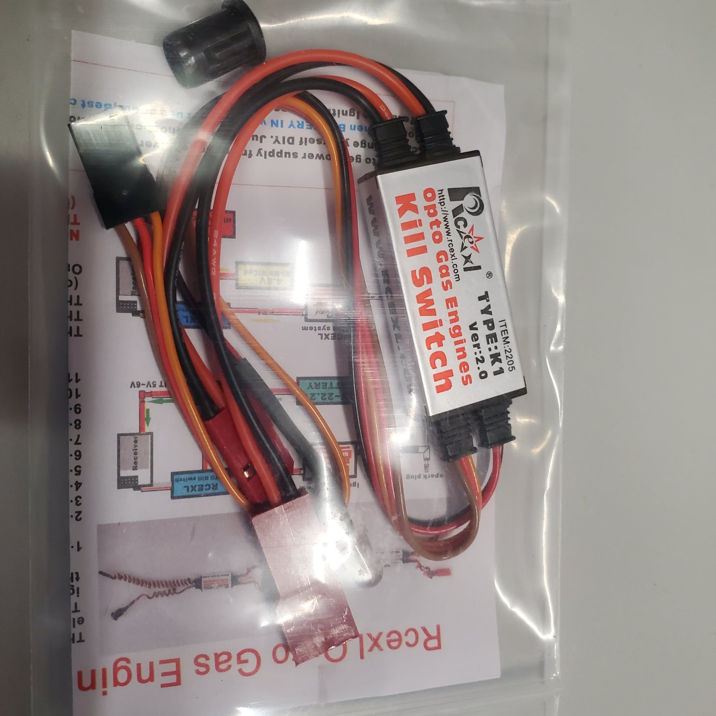 Rcexl Opto Gas Engine Kill Switch V2.0 $15 | Zoom RC